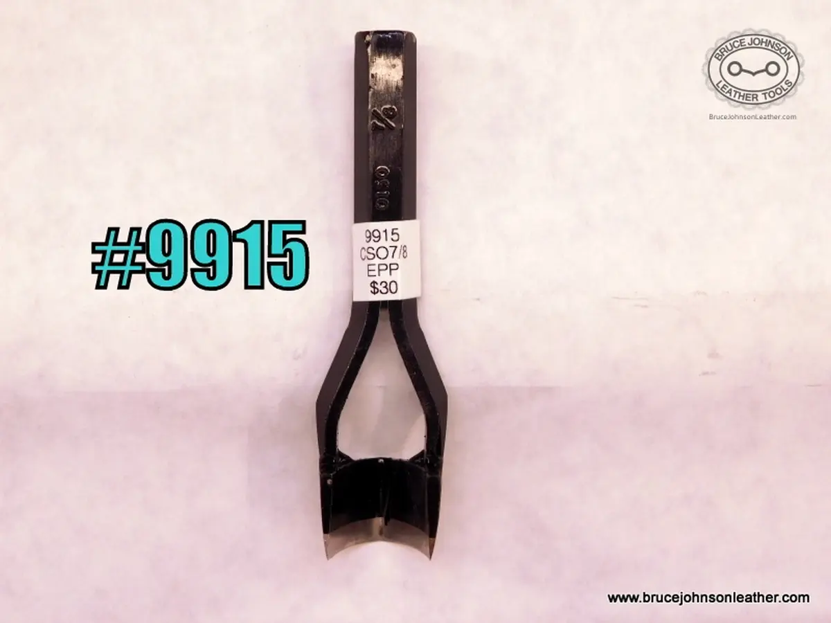 English Point Strap End Punches :: Bruce Johnson Leather Tools