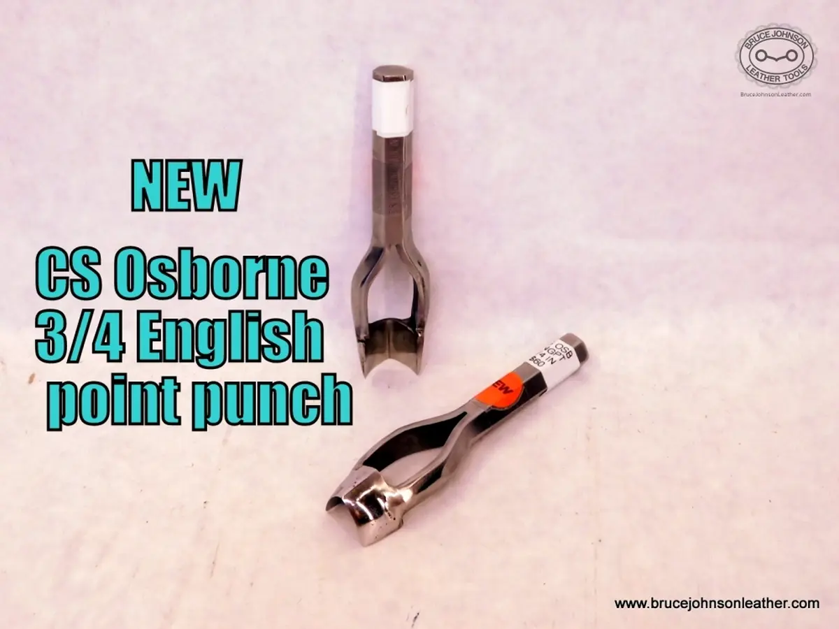 English Point Strap End Punches :: Bruce Johnson Leather Tools